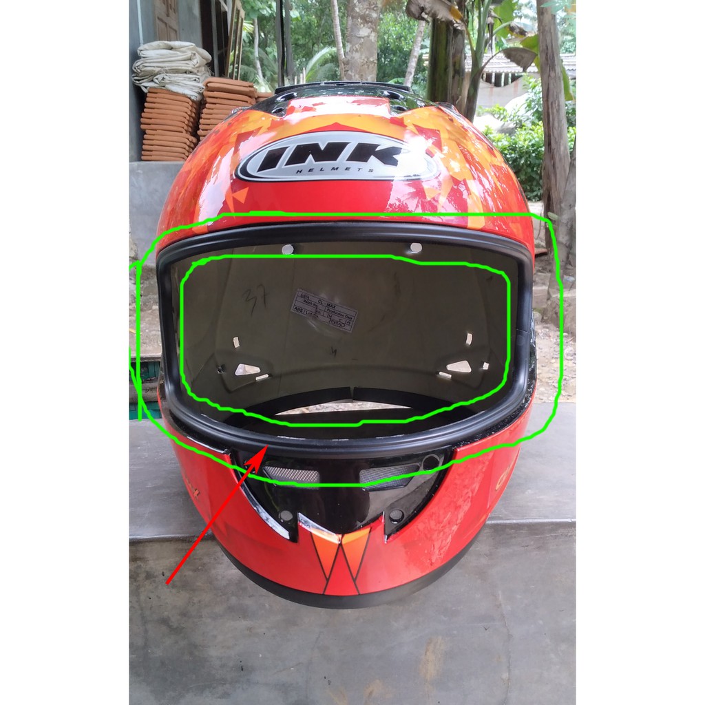 Jual Ink CL Max Karet List Kaca Helm ink CL Max Original Part | Shopee ...