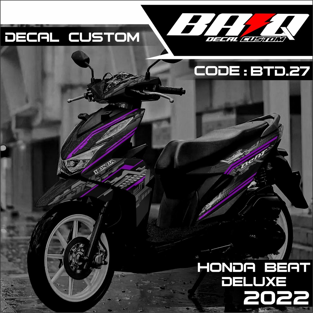 Jual DECAL HONDA BEAT DELUXE 2022 - DECAL BEAT DELUXE 2022 VARIASI ...