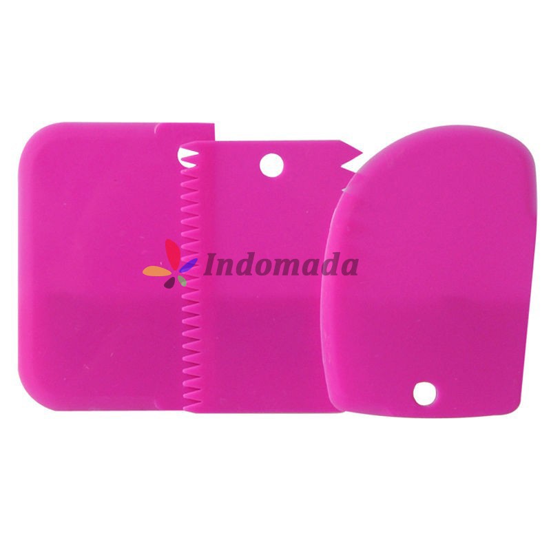 Jual Scraper Set Kue Alat Hias Dekorasi Tart Buttercream Fondant Icing ...