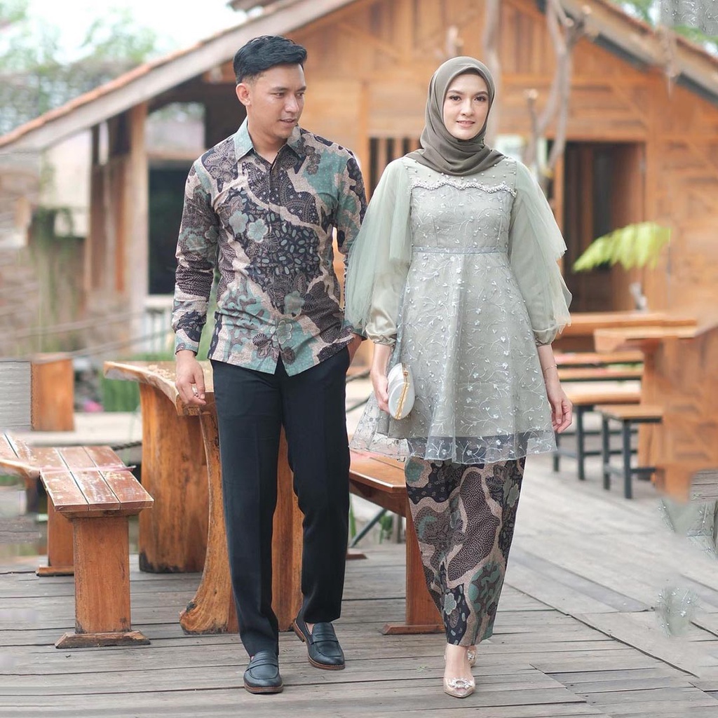 Jual BATIK COUPLE TERMURAH - Kebaya Couple Putri Tunangan Nikahan ...