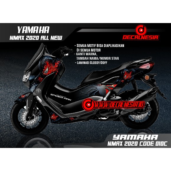 Jual Decal Stiker Motor Yamaha Nmax New 2021 2022 2023 2024 facelift ...