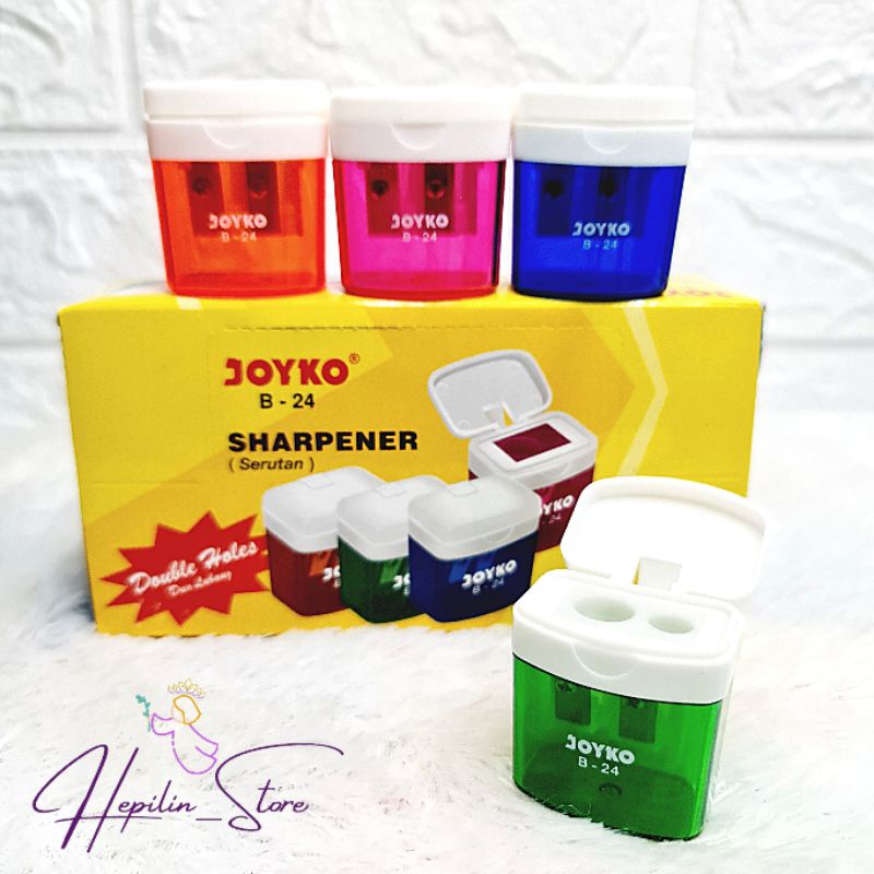 Jual Rautan 2 Lubang Joyko B-24 atau B-24 PTL Ecer / Joyko Sharpener ...