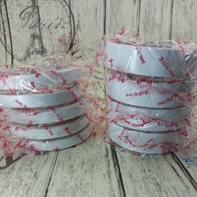 Jual Double tape/Isolasi Bolak Balik/Double Tape/Goal Tape 12 mm/24 mm ...