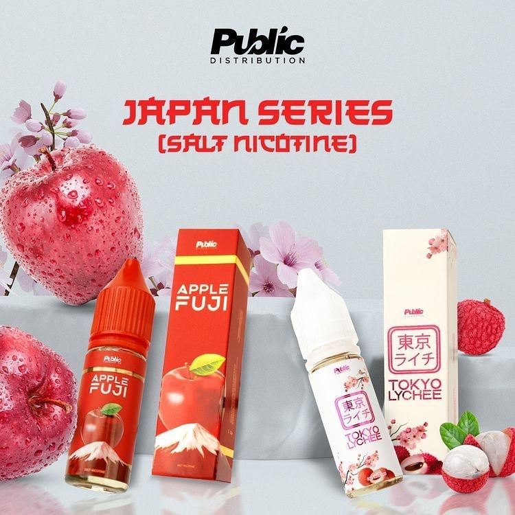 Jual Liquid Saltnic Apple Fuji 15ml | Liquid Saltnic Tokyo Lychee 15ml ...