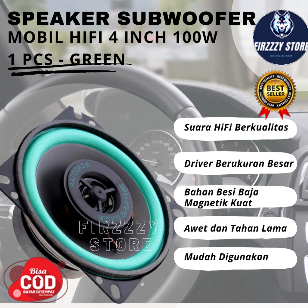 Jual Speaker Subwoofer Mobil HiFi 4 inch / 5 inch / 6.5 inch 1 PCS ...