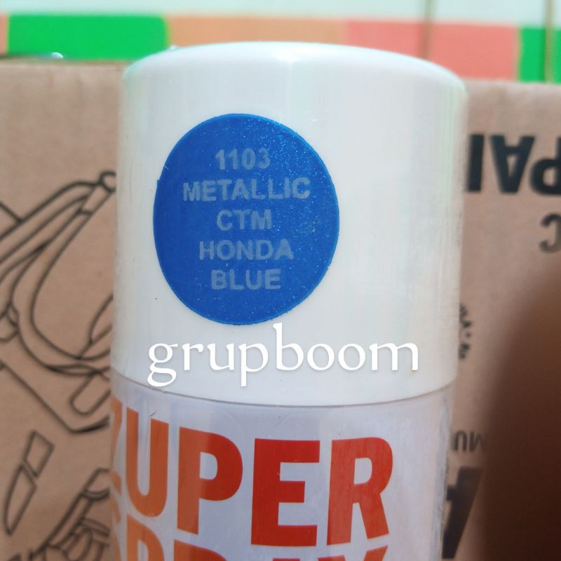 Jual CAT SEMPROT PILOK PILOX RJ LONDON ZUPER CTM METALLIC METALIK HONDA BLUE 1103 BIRU METALIK ...