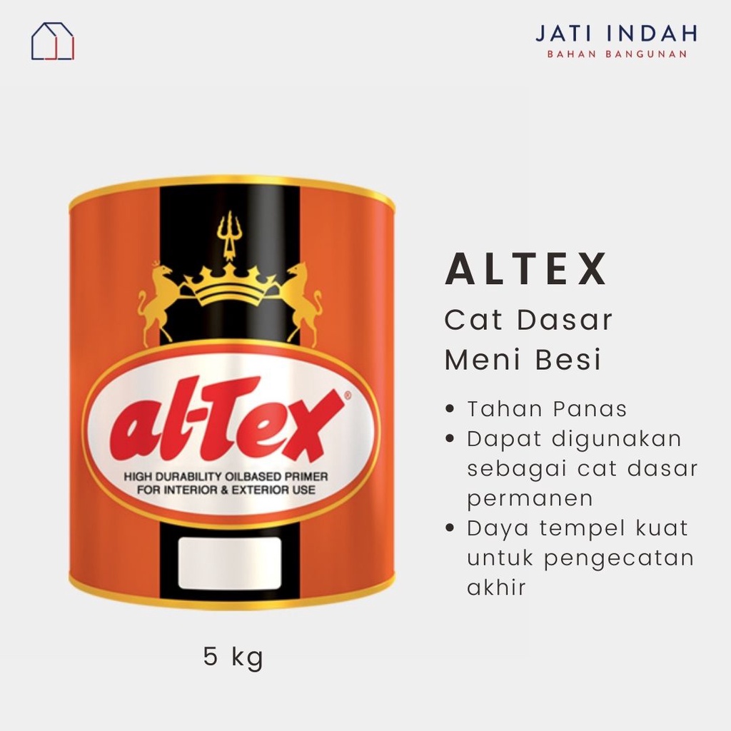 Jual Cat Dasar Meni Besi Altex Oil Based / Minyak Galon 5 kg | Shopee ...