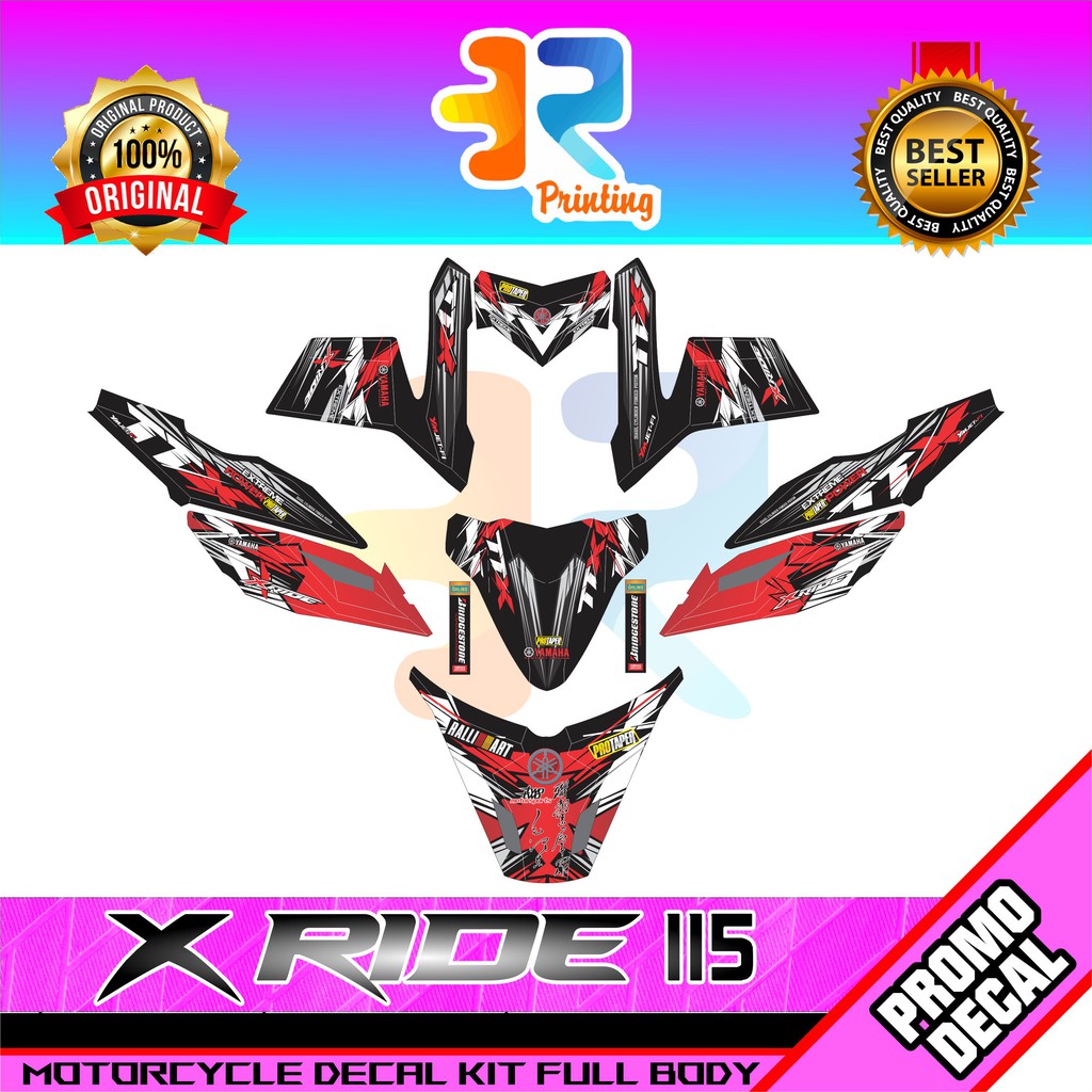 Jual STIKER DECAL STRIPING MOTOR X RIDE 115 KONSEP TTX THAILAND STICKER ...