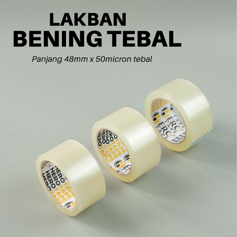 Jual SOLASI / LAKBAN / SOLATIP / SOLATIPE BENING HEROTAPE 48mm*50micron ...