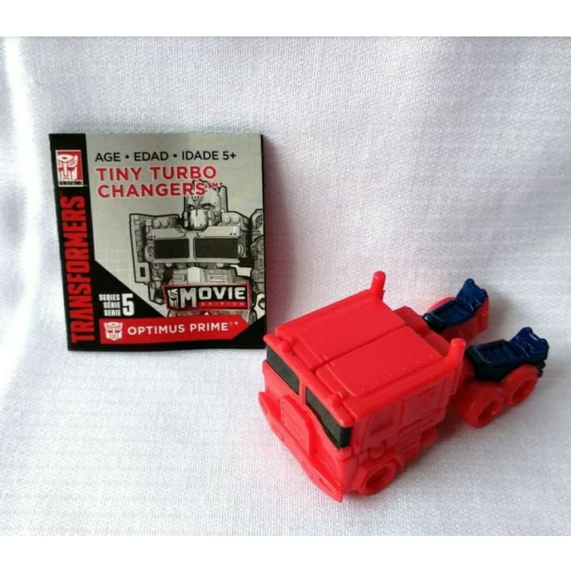 Jual Transformers Tiny Turbo Changer Optimus Prime Seri 5 | Shopee ...