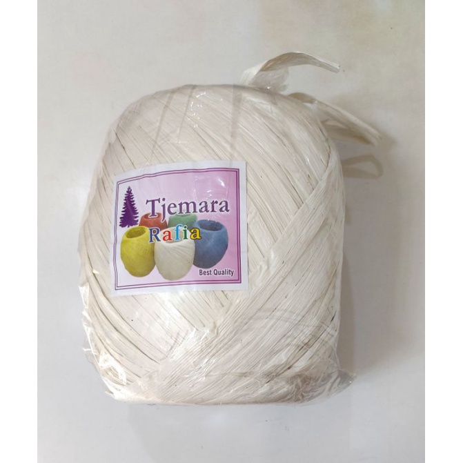 Jual Tali Rafia merk Tjemara warna putih | Shopee Indonesia
