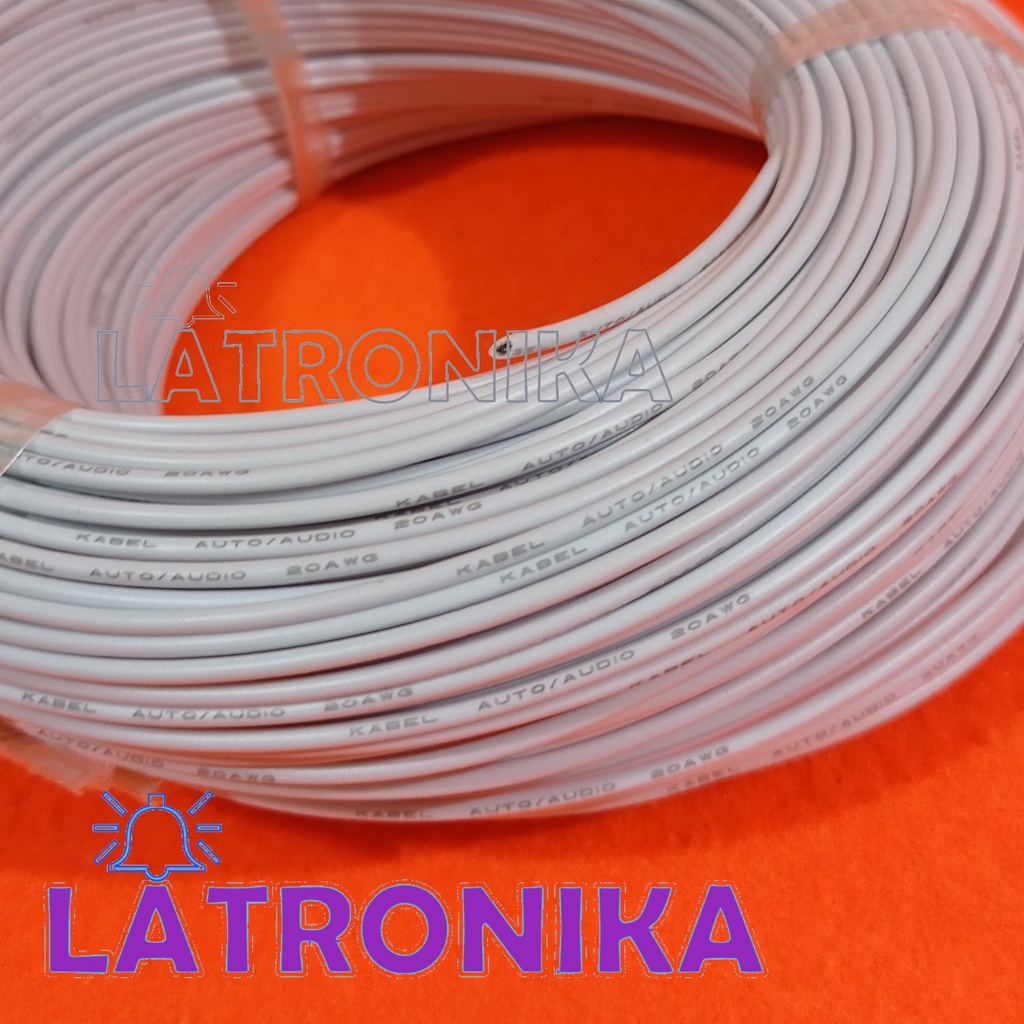 Jual Kabel AWG20 Silver Tinned Cu Tembaga Mudah Disolder Per Meter 20AWG Cable AWG 20 AWG Per M ...