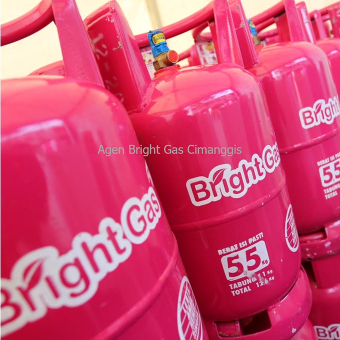 Jual TABUNG BRIGHT GAS 5,5 KG PLUS ISI PINK | Shopee Indonesia