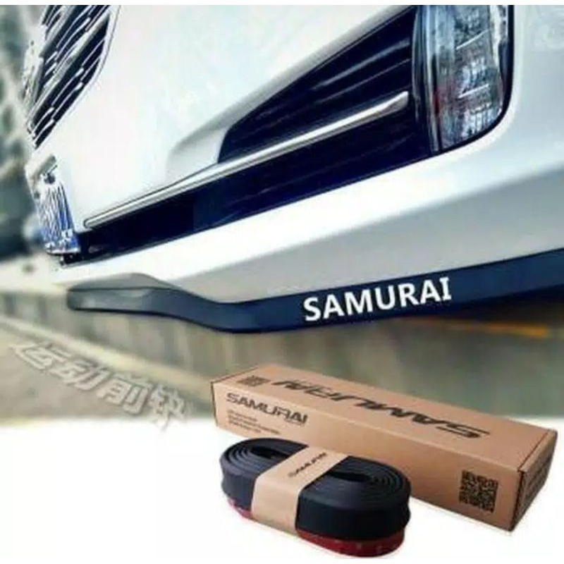 Jual Pelindung Bumper List Karet Universal Hitam Merah Samurai | Shopee ...
