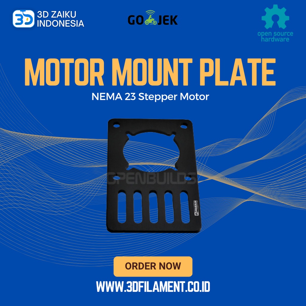 Jual OpenBuild Motor Mount Plate - NEMA 23 Stepper Motor | Shopee Indonesia