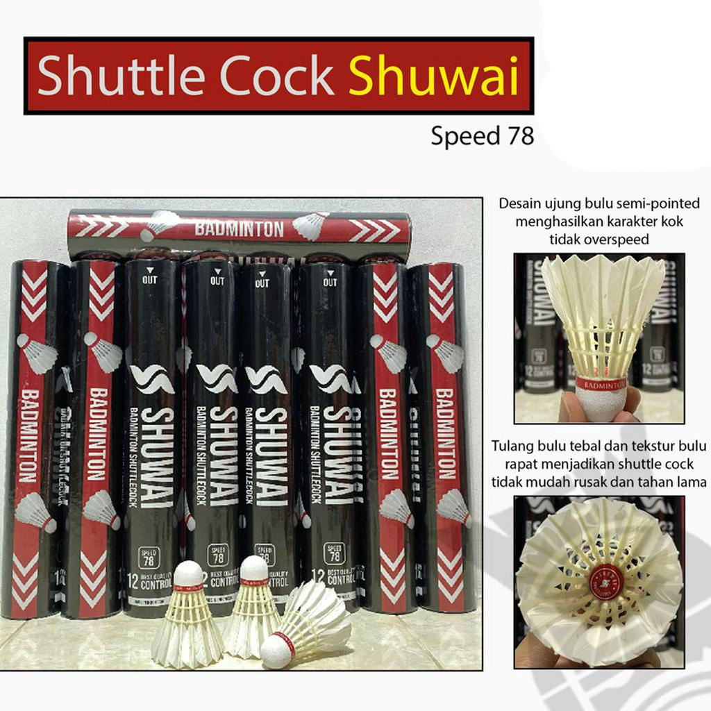 Jual Shuttlecock Badminton Shuwai | Shopee Indonesia