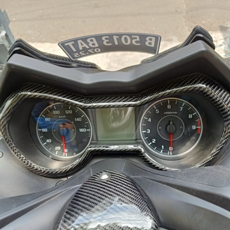 Jual TUTUP SPEEDOMETER XMAX COVER SPEEDOMETER YAMAHA XMAX 250 CARBON ...