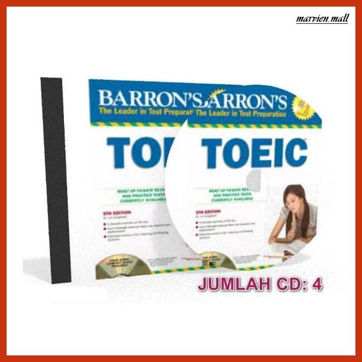 Jual BUKU-PERSIAPAN-UJIAN- CD AUDIO BARRON'S TOEIC 5TH EDITION -GO-EXAM. | Shopee Indonesia