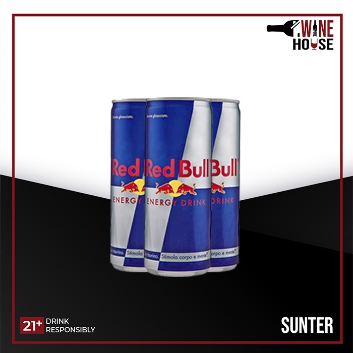 Jual Red Bull Energy Drink (250ml x 3 Can) | Shopee Indonesia