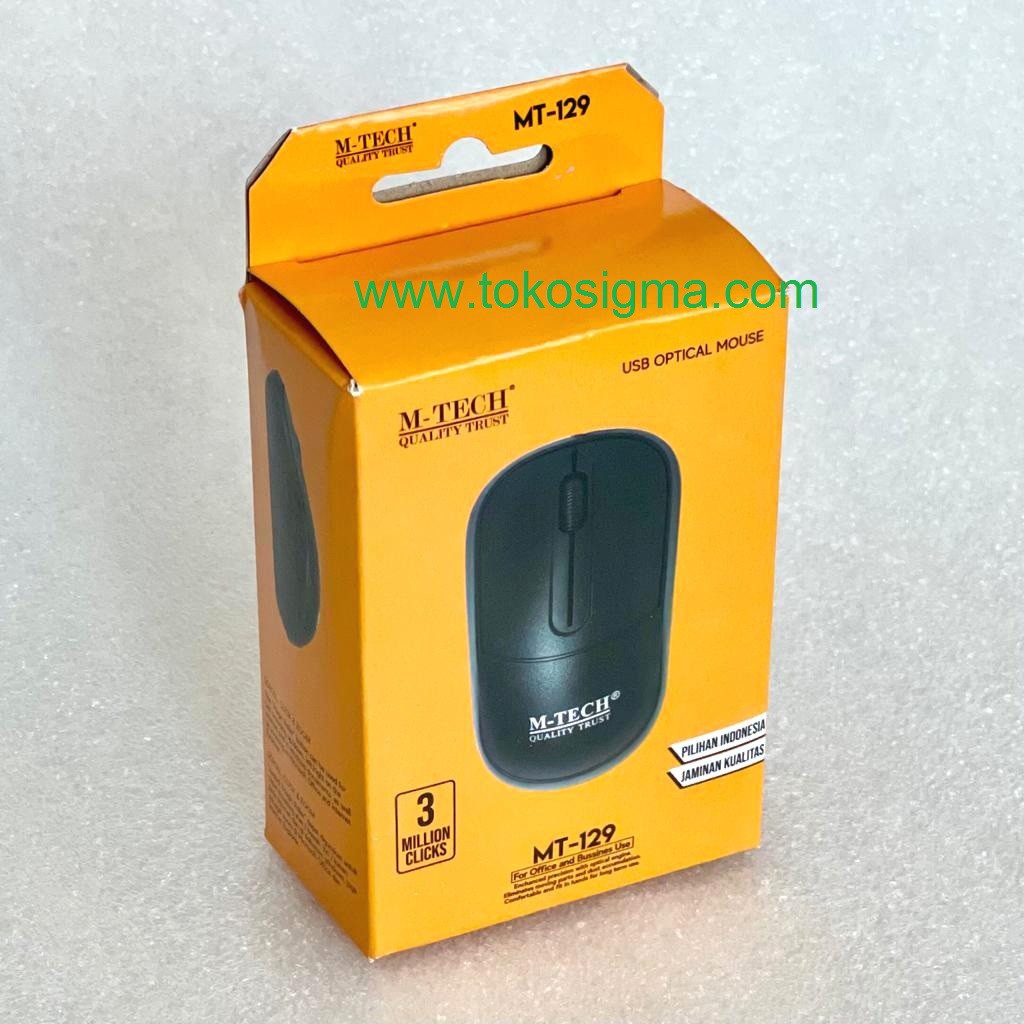 Jual Optical Mouse USB Kabel Trendy Modist Scroll MT-129 M-Tech Original | Shopee Indonesia