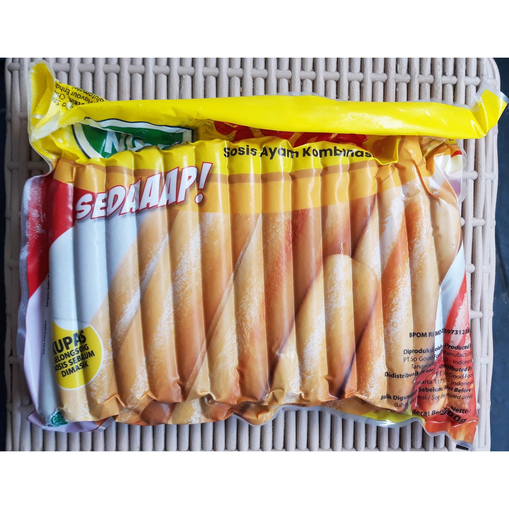 Jual Sonice Sosis Ayam Kombinasi Sedaaap 1 Kg Panjang So Nice Saussage ...