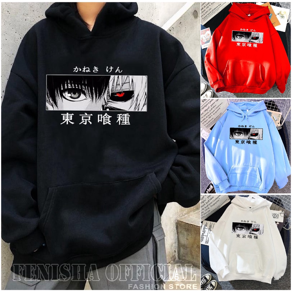 Jual FenishaStore Sweater Hoodie Wanita Anime Tokyo Ghoul Kaneki Ken ...