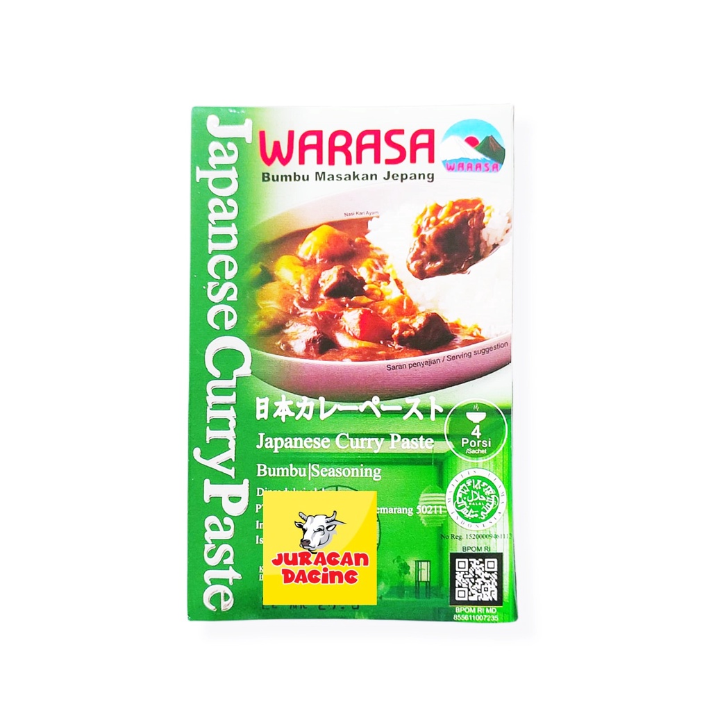 Jual Bumbu Japanese Curry Paste Warasa No MSG 80 gram | Shopee Indonesia