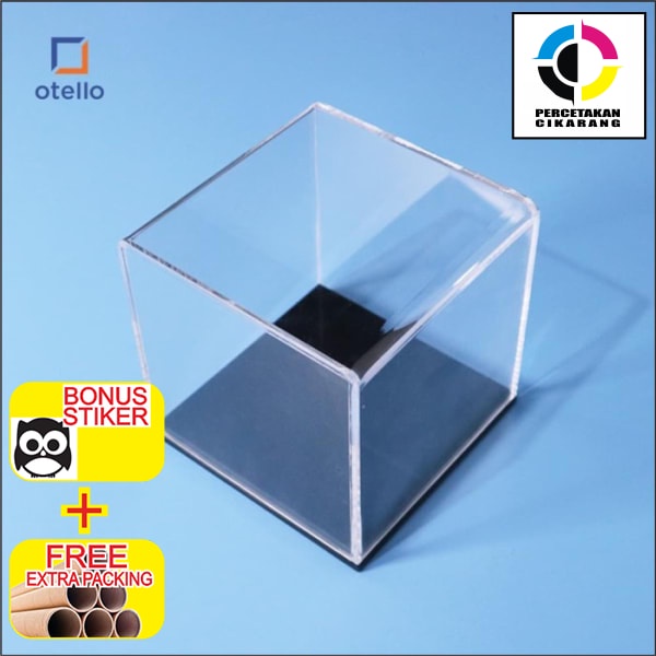 Jual Promo 10 x 10 x 10 cm | Box Display Akrilik | Showcase Akrilik ...