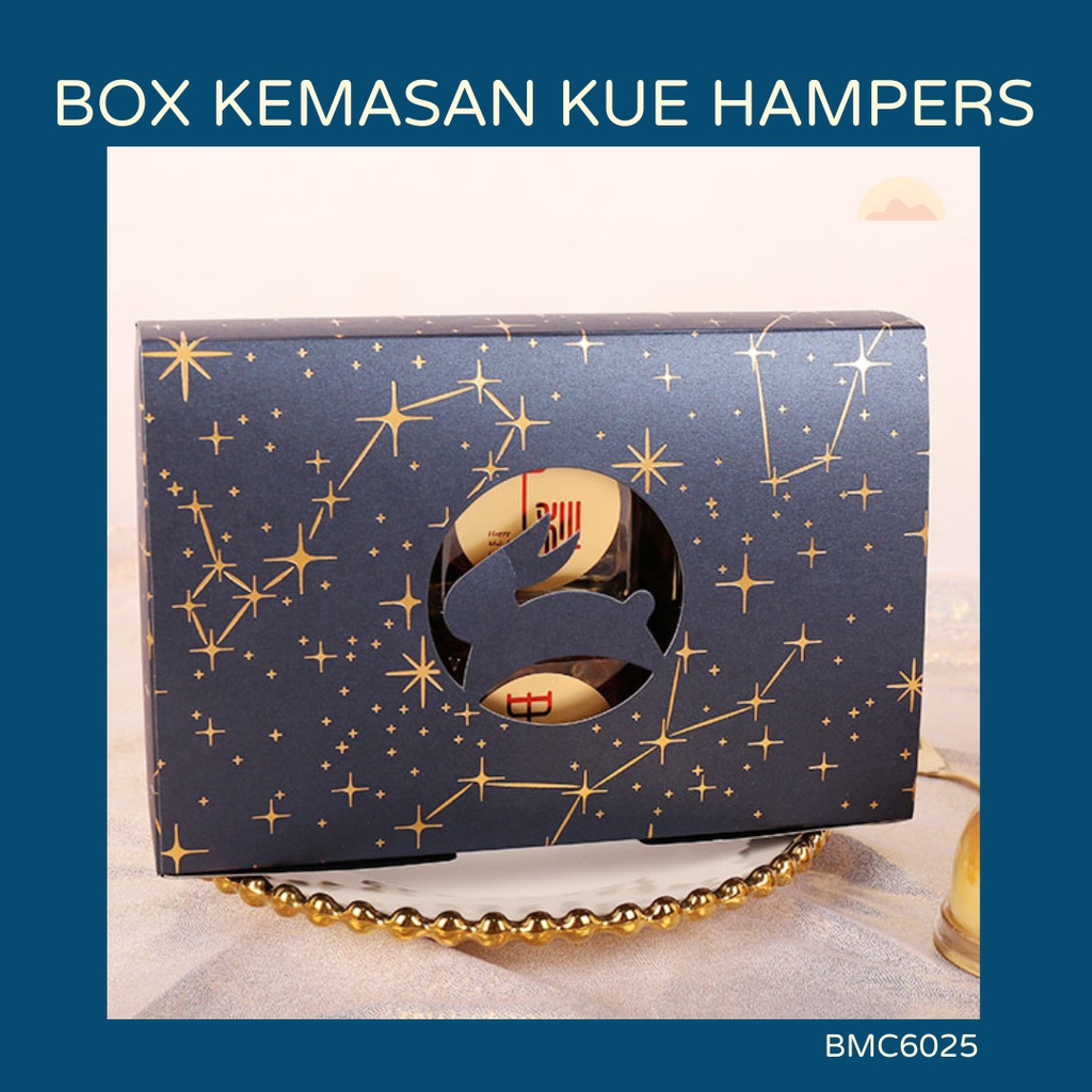 Jual [5 PCS] Box Kotak Packaging Imlek Nastar Mooncake Kue Bulan isi 6 ...