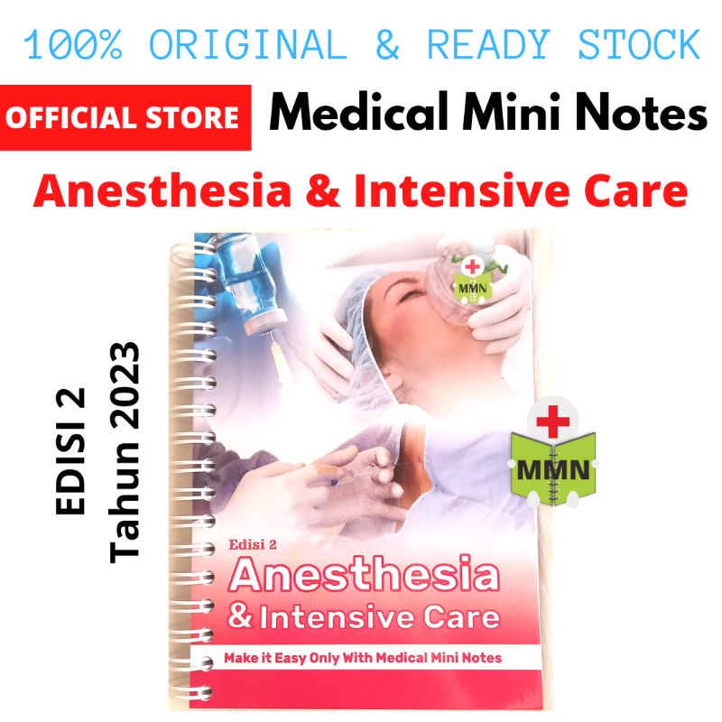 Jual NEW 2023 ! Medical Mini Notes Anesthesia & Intensive Care Edisi 2 ...