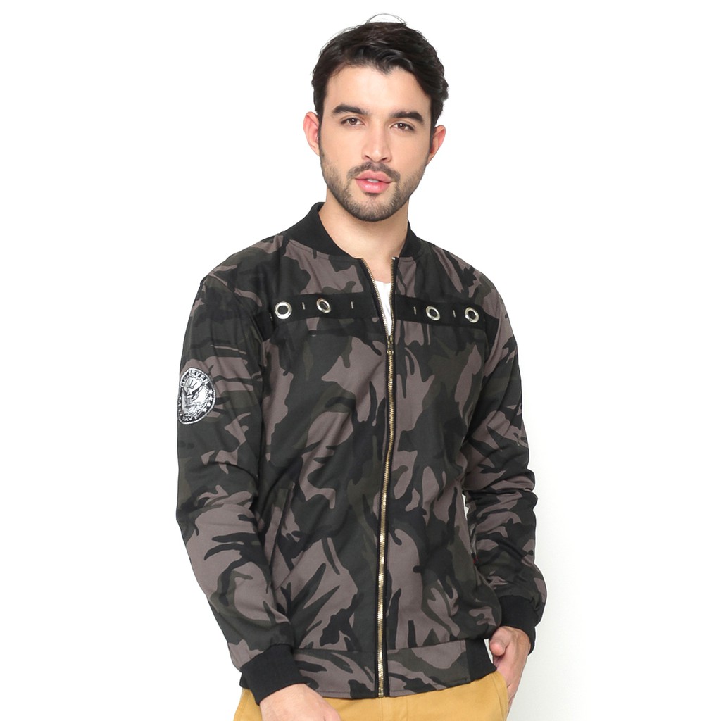 Jual JAVA SEVEN JAKET PRIA [ISL 991] - ARMY | Shopee Indonesia