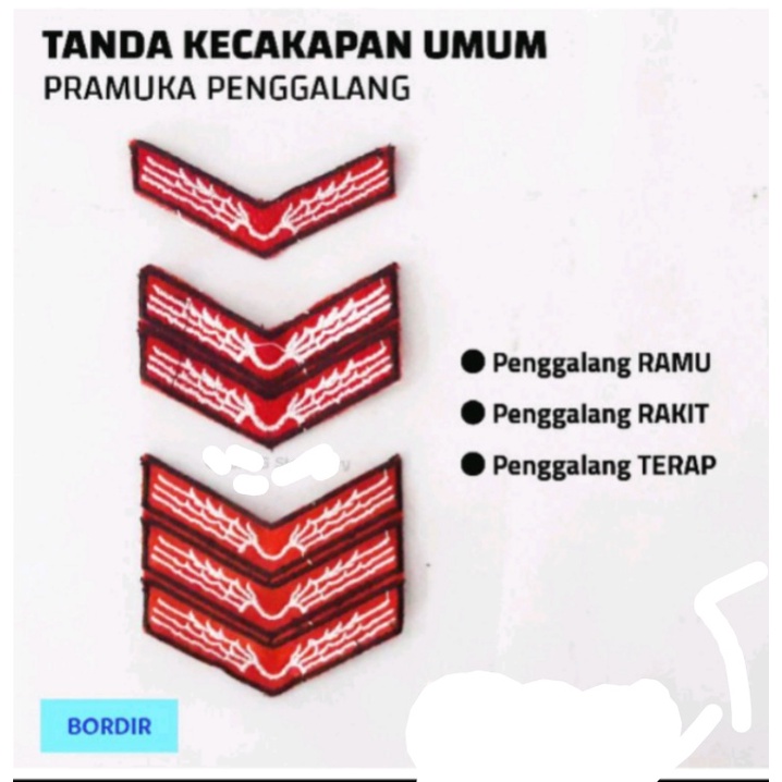 Jual emblem TKU pramuka pengalang pangkat | Shopee Indonesia