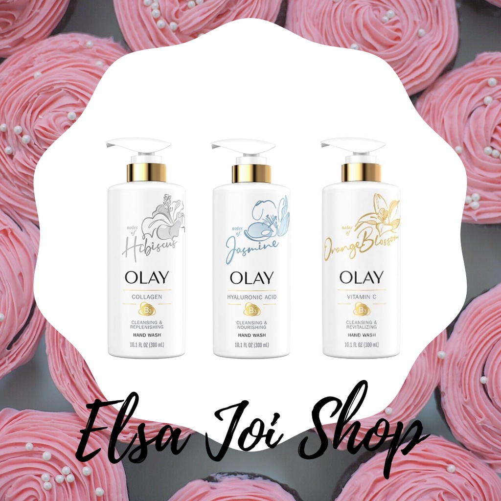 Jual OLAY Hand Wash with Vitamin B3 + Collagen / HA / Vitamin C - 300 ...