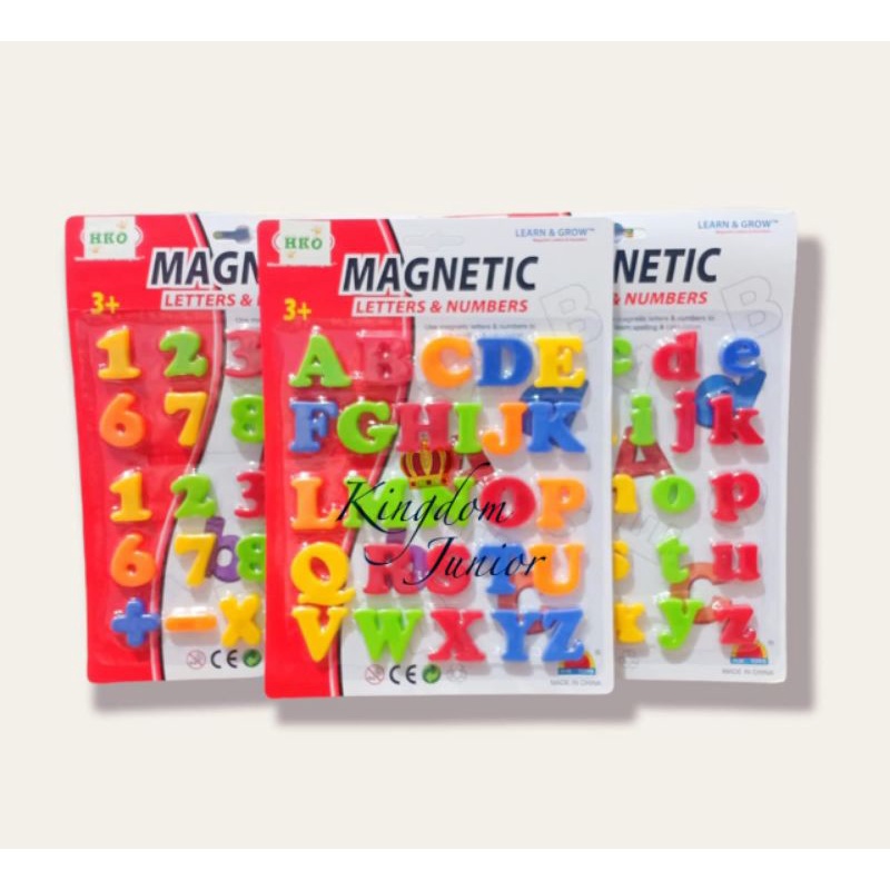 Jual angka magnet / huruf besar huruf kecil magnet | Shopee Indonesia
