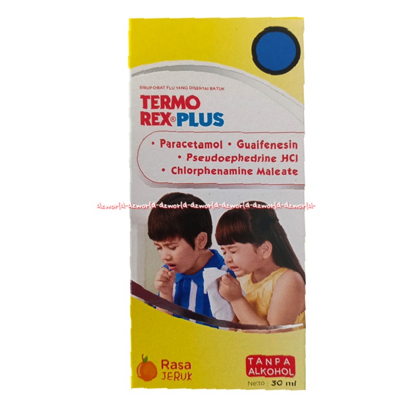 Jual Termo Rex Plus 30ml, 60ml Paracetamol Rasa Jeruk Obat Demam Panas ...