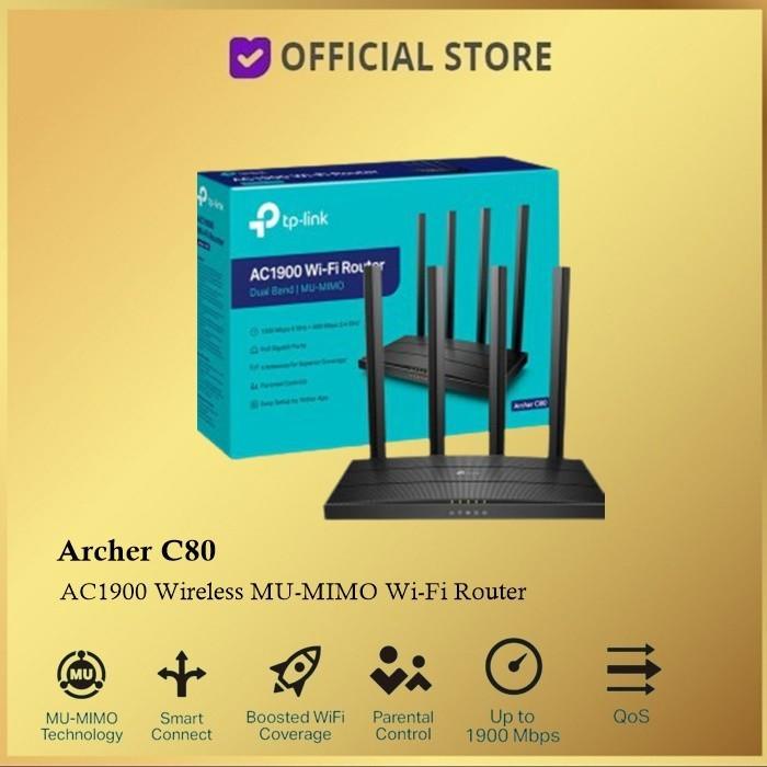 Jual Tp-Link Archer C80 Ac1900 Wireless Mu-Mimo Wi-Fi Router C 80 Archer | Shopee Indonesia