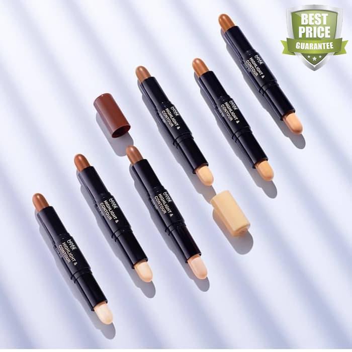 Jual MAKE OVER Highlight & Contour Stick Duo - Medium | Shopee Indonesia