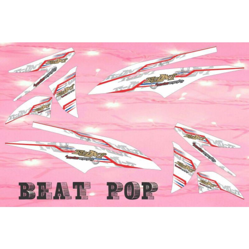 Jual stiker striping decal variasi honda beat pop icon | Shopee Indonesia