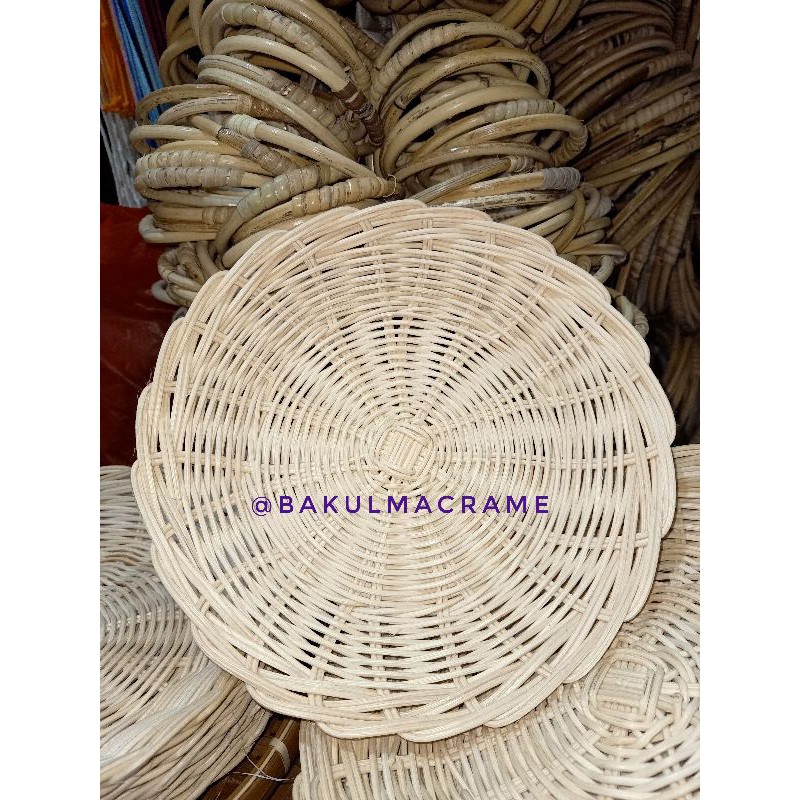Jual Piring Anyam Rotan Bulat Untuk Ketrampilan | Shopee Indonesia