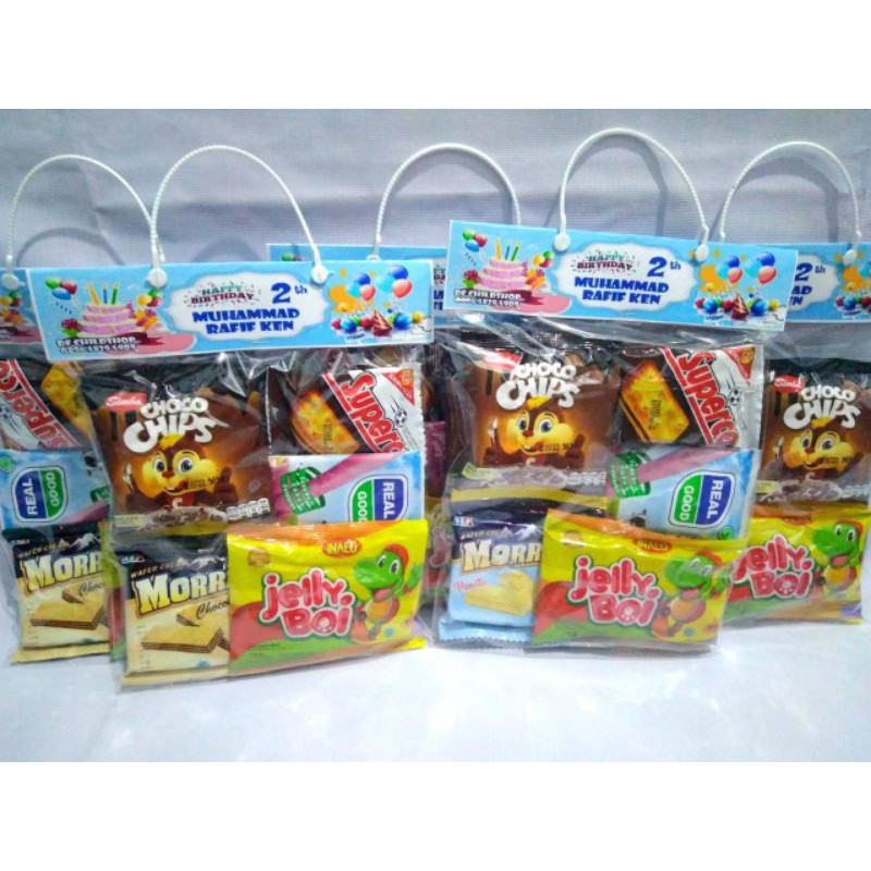 Jual snack custom Bingkisan Ulang Tahun Anak / Bingkisan Snack Ulang ...