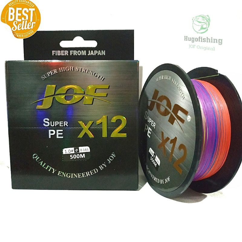 Jual Senar pancing jof pe x12 500meters | Shopee Indonesia