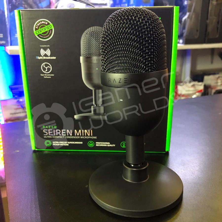 Jual Razer Seiren Mini Black Ultra-compact Streaming Microphone ...