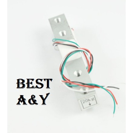 Jual Load Cell Weight Weighing Strain Gauge Scale 20KG Arduino Sensor ...