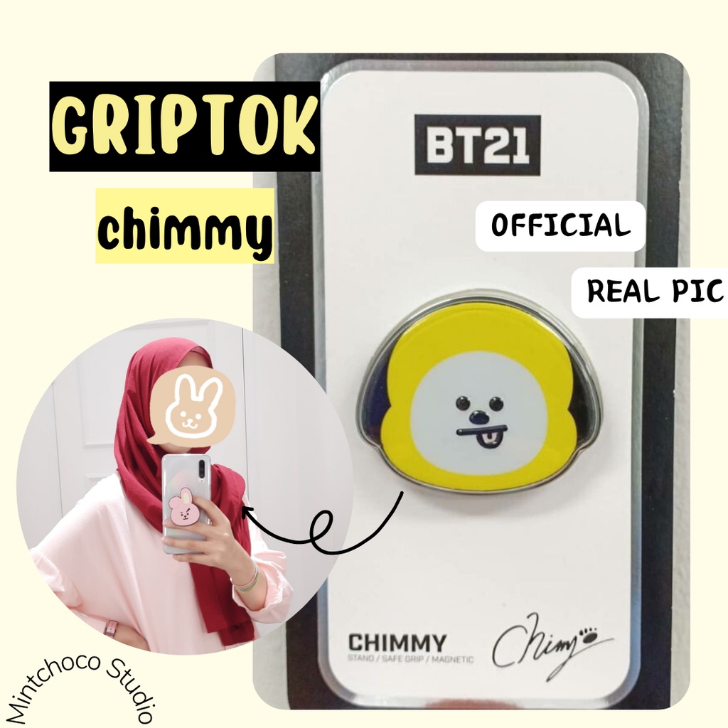 Jual [OFFICIAL] GRIPTOK / Socket HP CHIMMY karakter BT21 - BTS Line ...