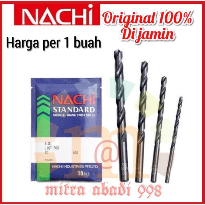 Jual Nachi 1.5mm - 3mm - Mata Bor Nachi Original - Mata bor Hss | Shopee Indonesia
