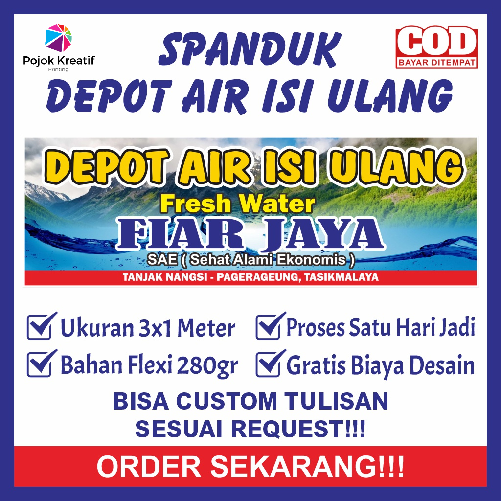 Jual Spanduk Sepanduk Banner Baner Bener Backdrop Plang Promosi Usaha ...