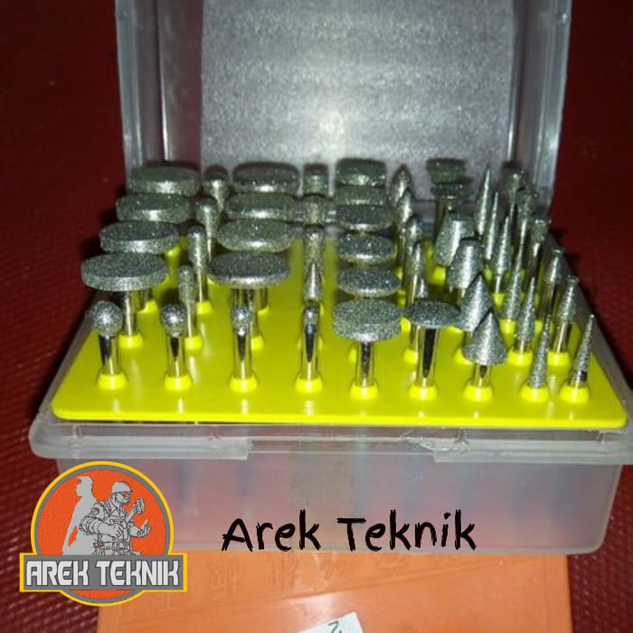 Jual SPM184 MATA BOR INTAN UKIR MINI GERINDA SET 50 PCS | Shopee Indonesia