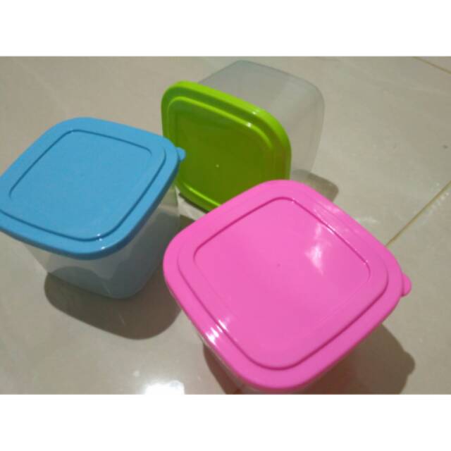 Jual Kotak plastik warna warni permen/ biskuit/kotak mini/toples ...