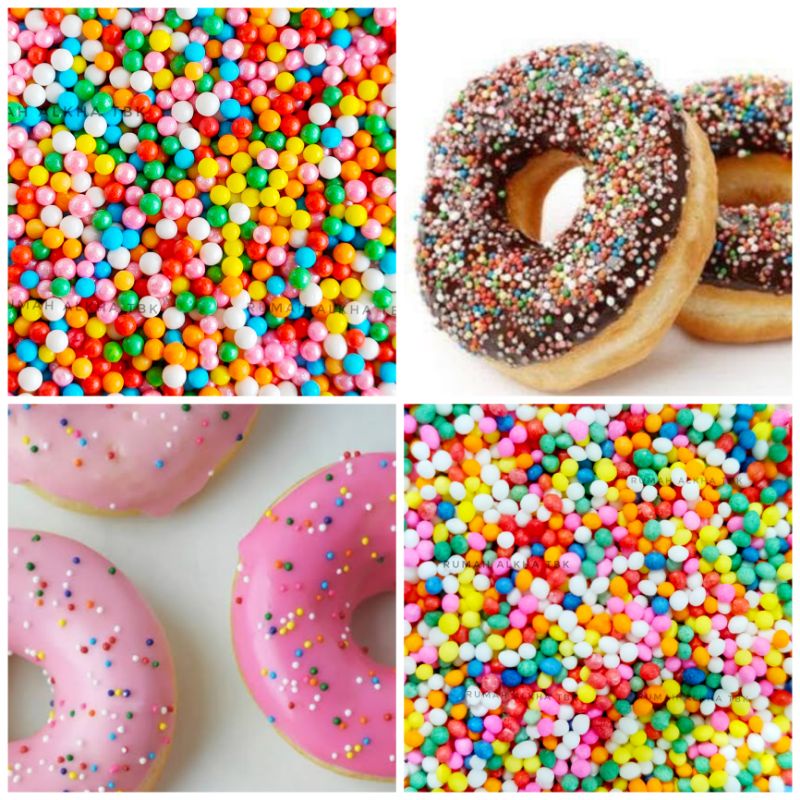 Jual Korean Rainbow Tirmit Rainbow - Trimit - Spikel - Sprinkle 50Grm ...