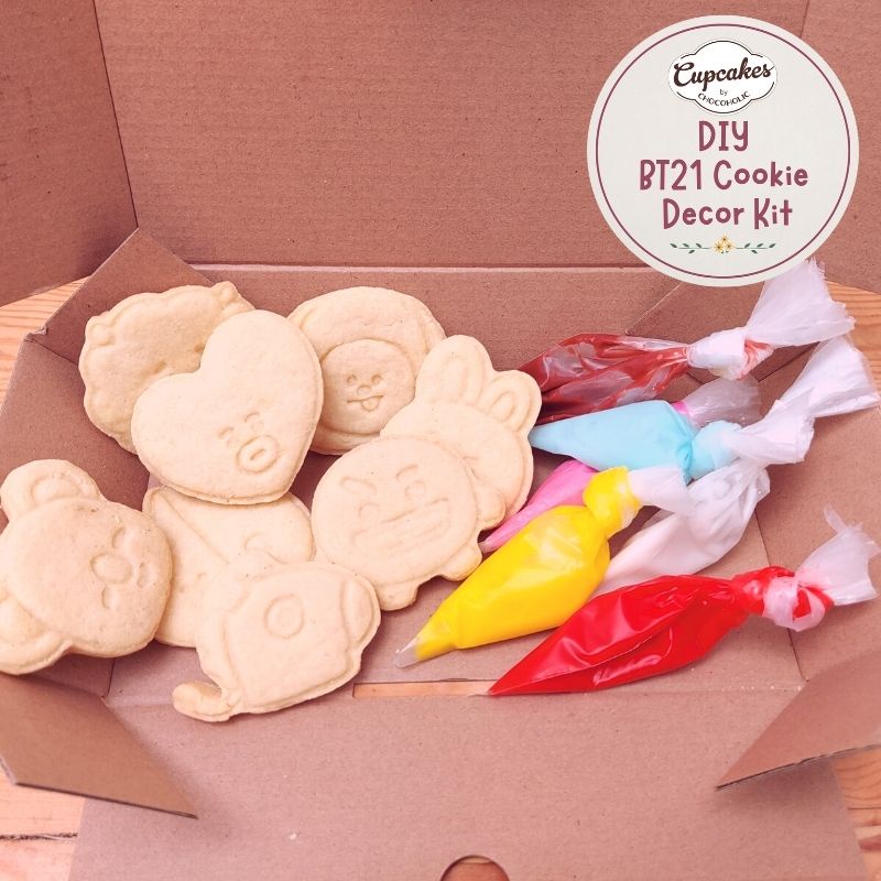 Jual DIY BT21 Cookie Decor Kit, Menghias Cookies BT21 BTS Sendiri ...